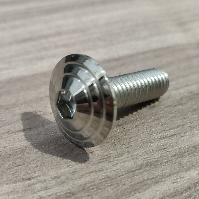 THAILAND HENG STAINLESS BOLTS 6X20 / 6X15 MUSHROOM BODY BOLT WAVE / XRM ...