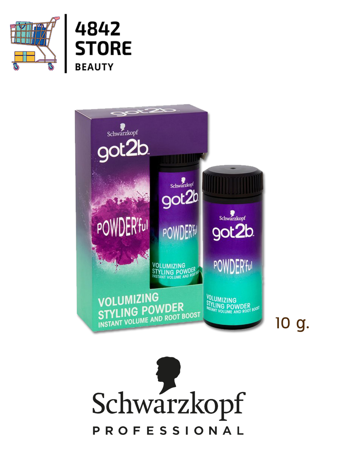 (9330) Schwarzkopf GOT2B POWDERFUL VOLUMIZING STYLING POWDER ก๊อตทูบี ...