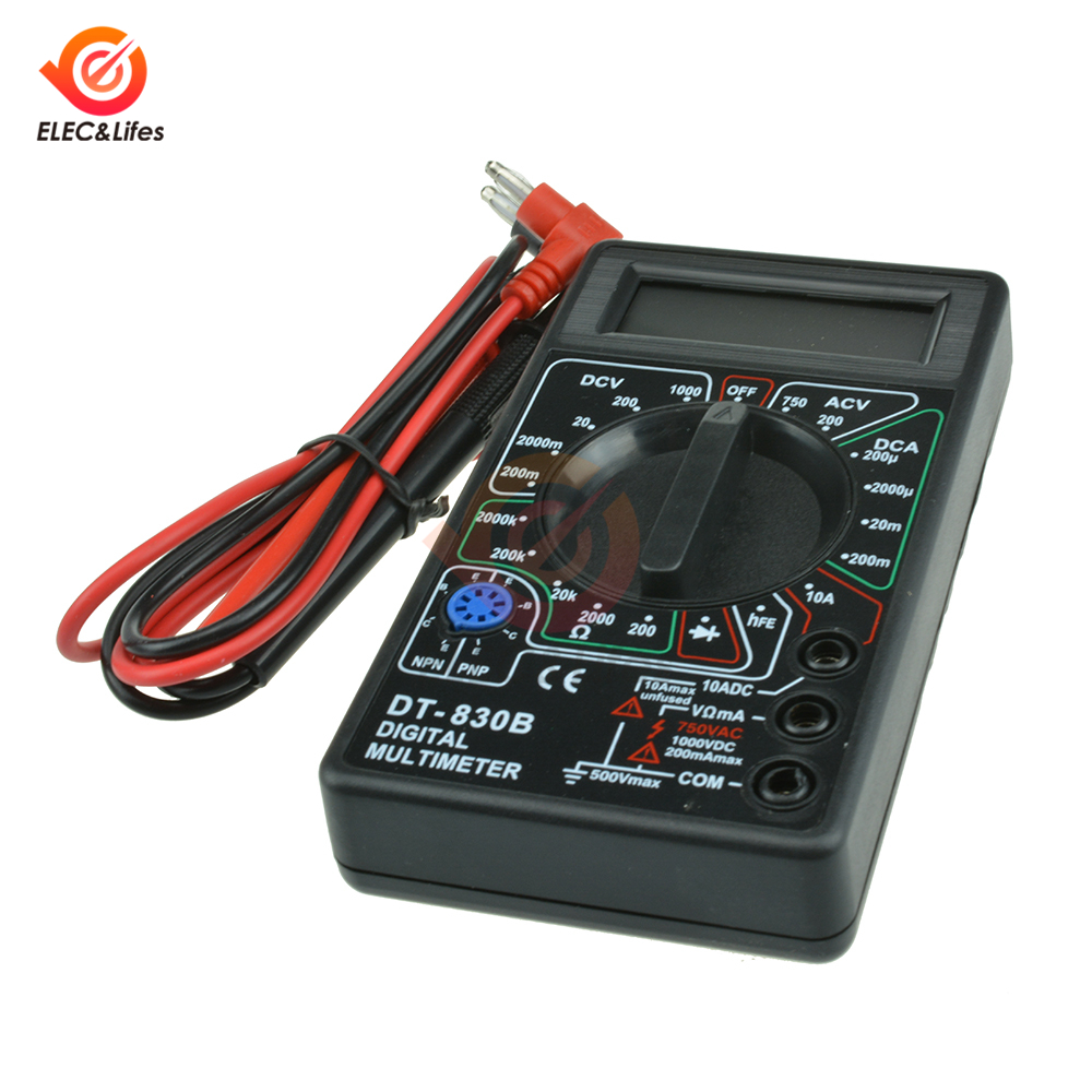 【Discount offer】DT830B AC/DC Voltage LCD Digital Multimeter 750/1000V ...