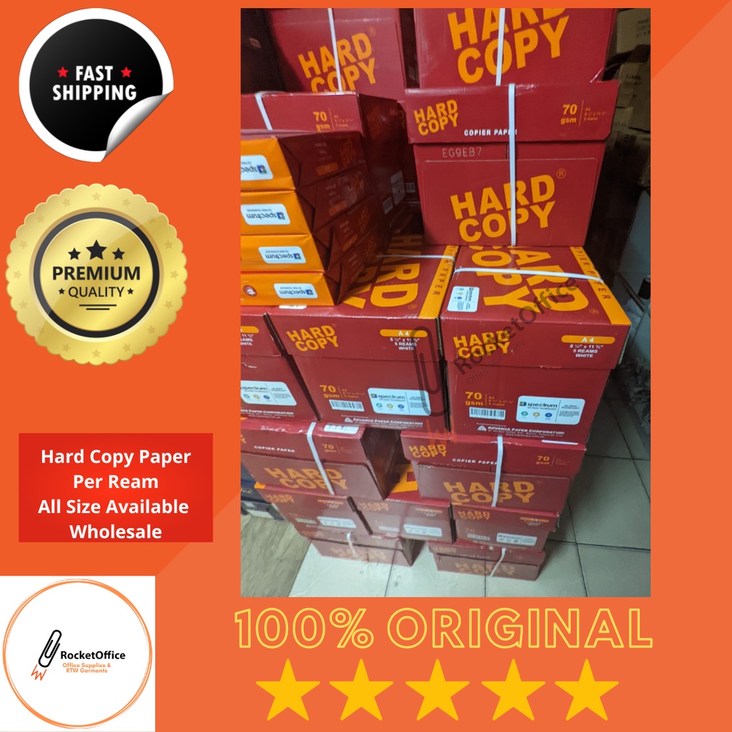 HARD COPY Bond Paper Advance Hardcopy Papel SHORT/LONG/A4 70GSM/80GSM ...