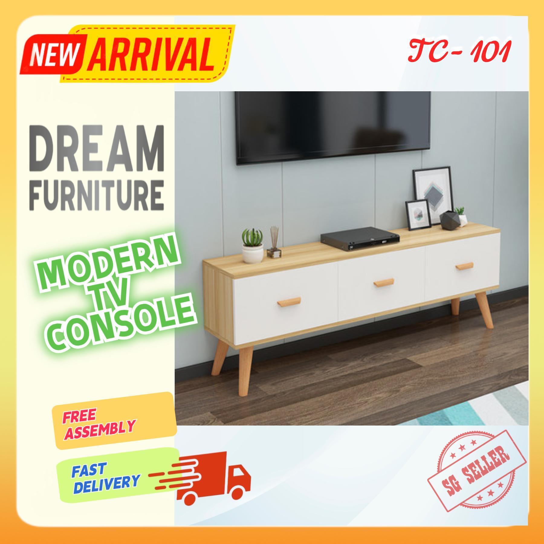 [DreamFurniture] Modern TV Console | Lazada Singapore