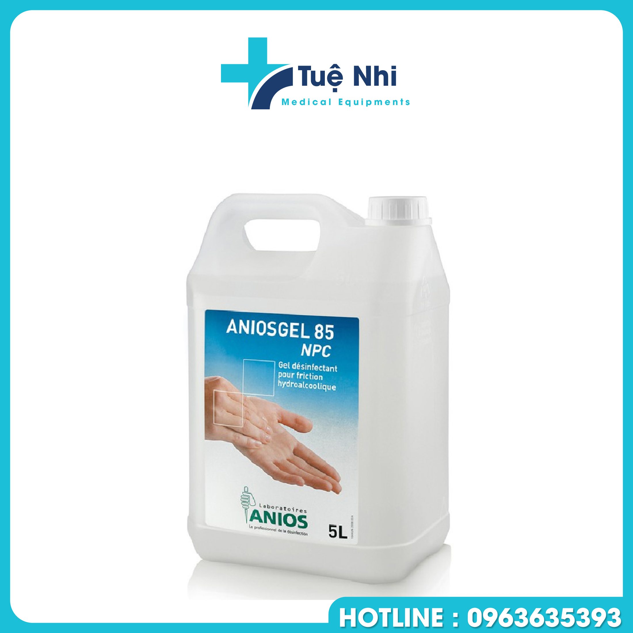 Dung dịch sát khuẩn tay Anios gel can 5L | Lazada.vn