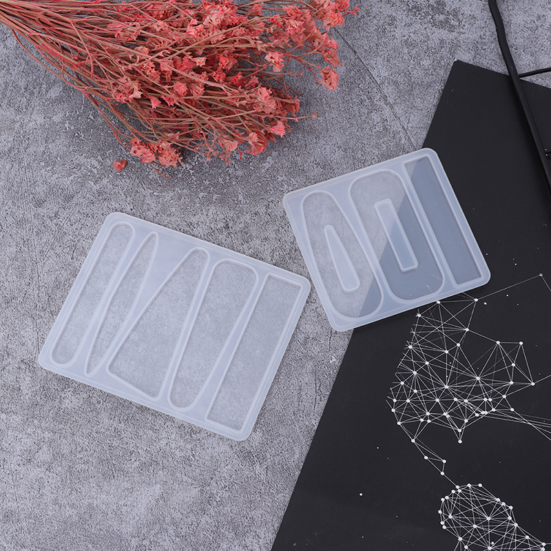 1×Silicone Casting Women Girl Hair Pin Mold UV Resin DIY Molds ...