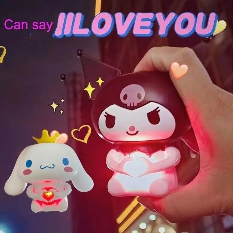 Sanrio Heart Doll Voice Toy Kuromi Cinnamoroll Confession Girlfriend ...