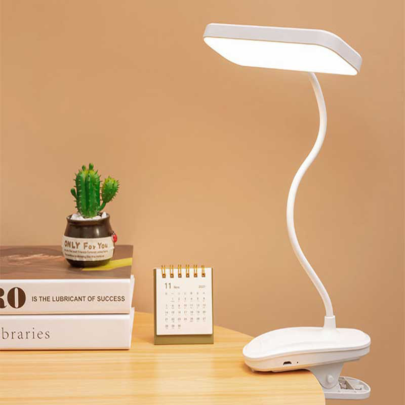 360° Flexible Table Lamp with Clip Stepless Dimming Led Desk Lamp ...
