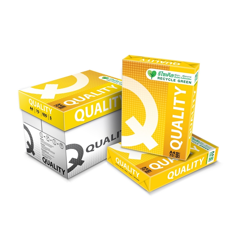 Quality Copy Paper A4 70 gsm 500 sheets x 5 reams.ควอลิตี้ กระดาษถ่าย ...