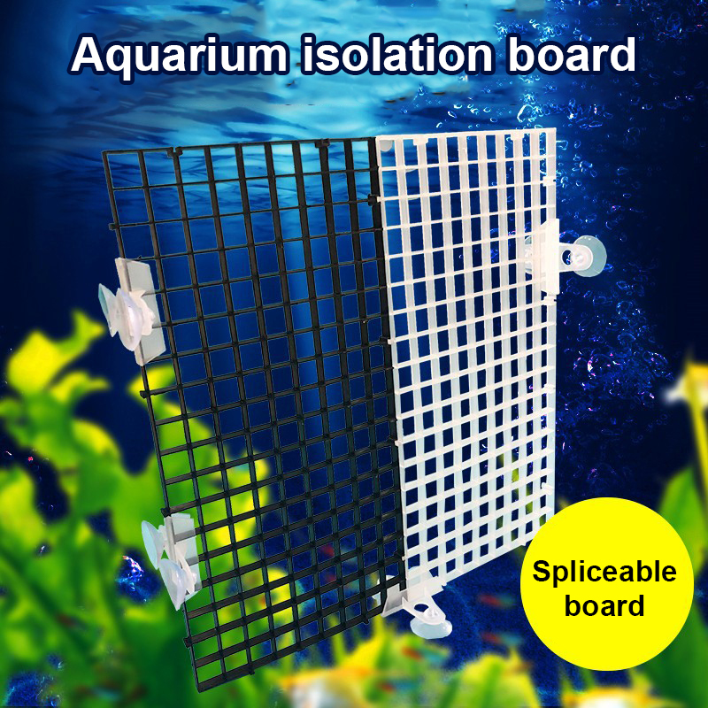 Detachable Spliceable Fish Tank Isolation Plate Upper Cover Net Bottom ...