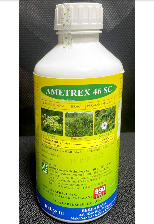 Ametrex 46SC ( 1Liter / 4Liter ) Racun Rumpai Rumput Ready Stock ...