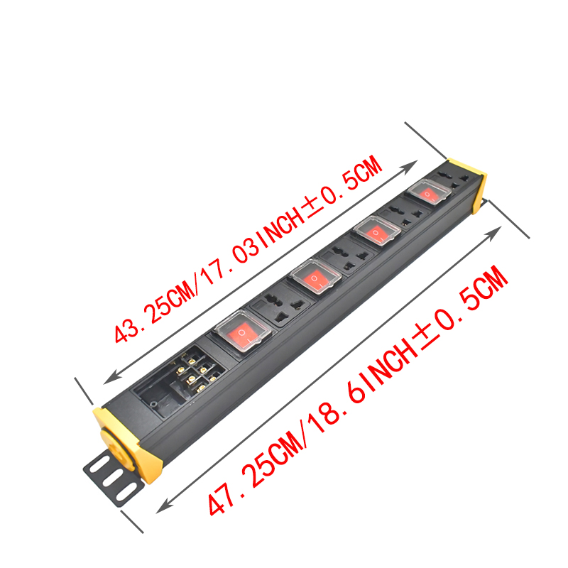 PDU power board Power Distribution Unit 1-12 ways 3 pin SOCKET Junction box Power Socket ...