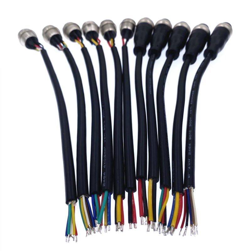 1pcs Gx16 2 / 3 / 4 / 5 / 6 / 8 Pin Aviation Cable M16 Wire Male ...