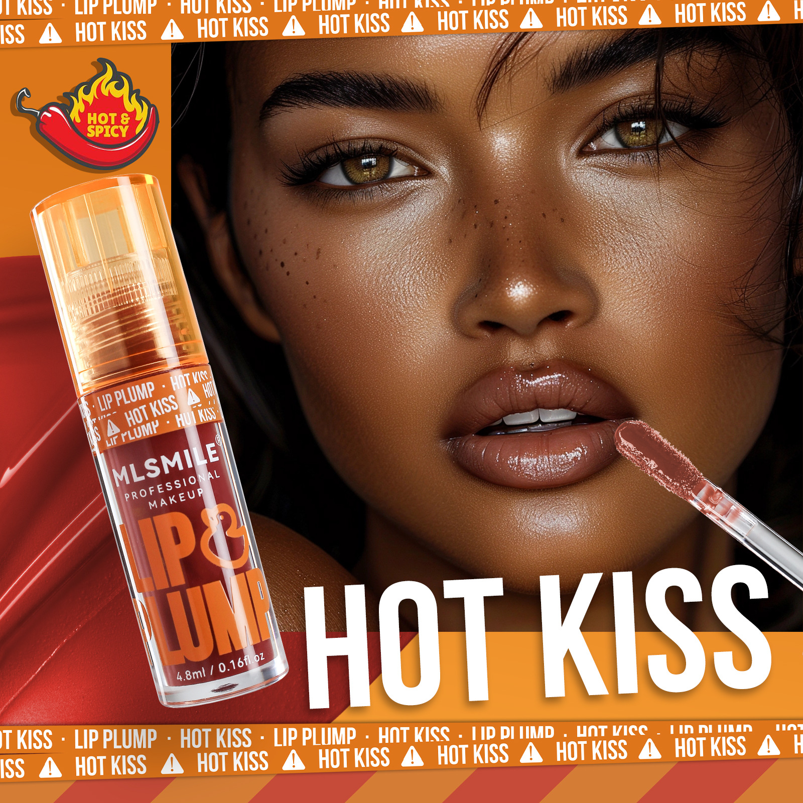 MLSMILE Duck Lip Plump Lip Oil Moisturizing Lip Gloss Mirror Water ...