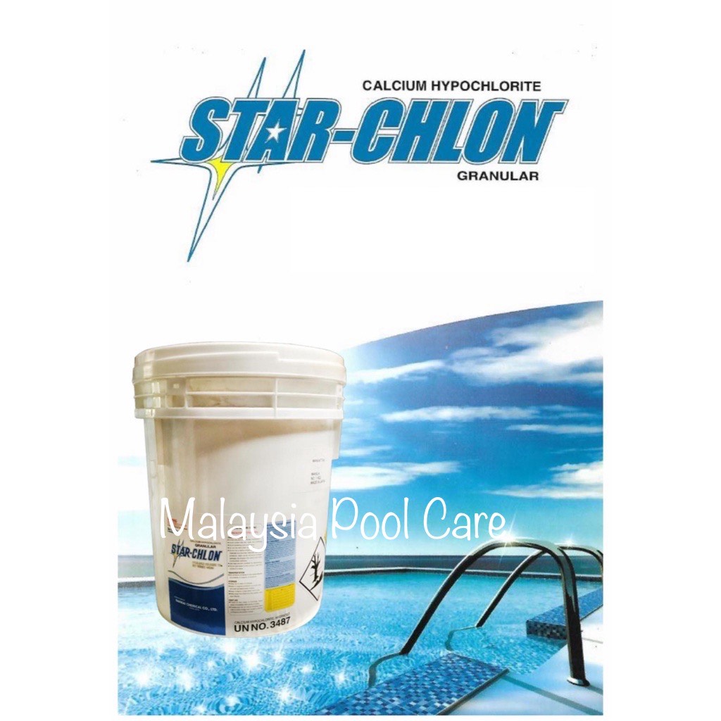 1 DRUM 45KG Chlorine Powder for Swimming Pool STAR-CHLON 70% Japan ...