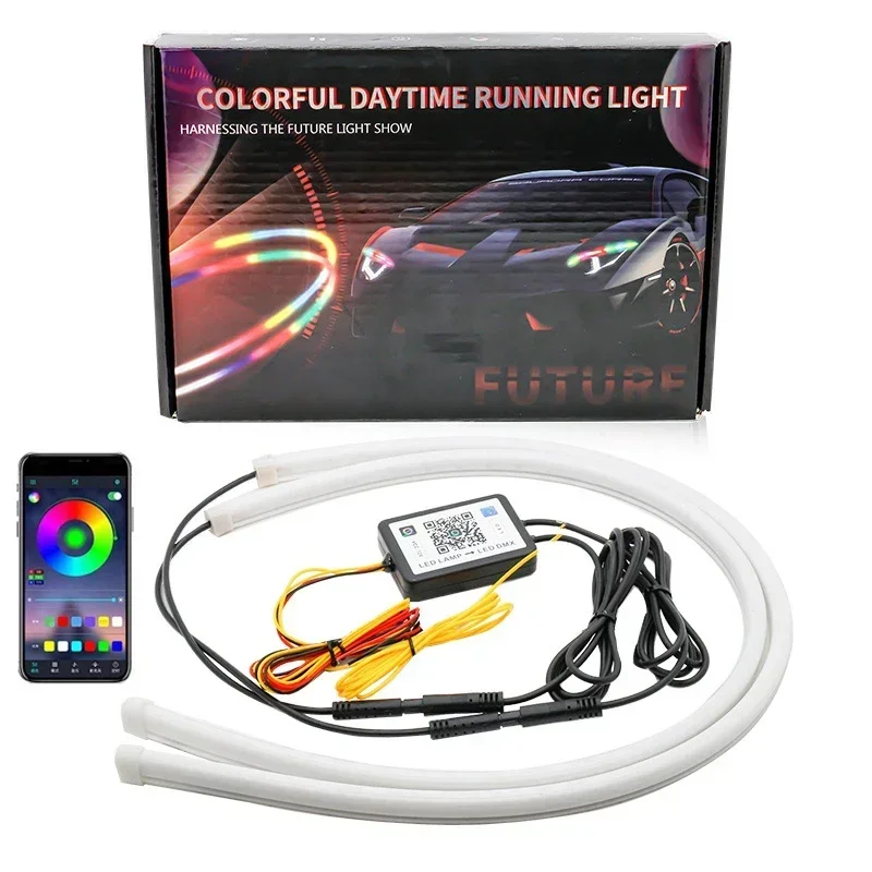 Lampu Led DRL Alis RGB Welcome Light Sein Running Bluetooth App ...