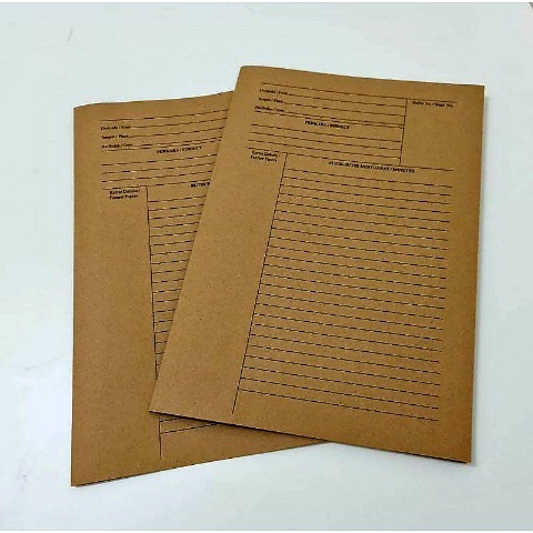Brown Minutes File Folder Brown Paper File Fail Kertas Kraft Fail | Lazada