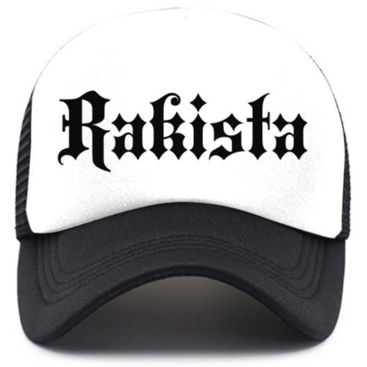 HIGH QUALITY RAKISTA ROCK AND ROLL ROCKER Mesh Cap Net Cap Trucker Hat ...