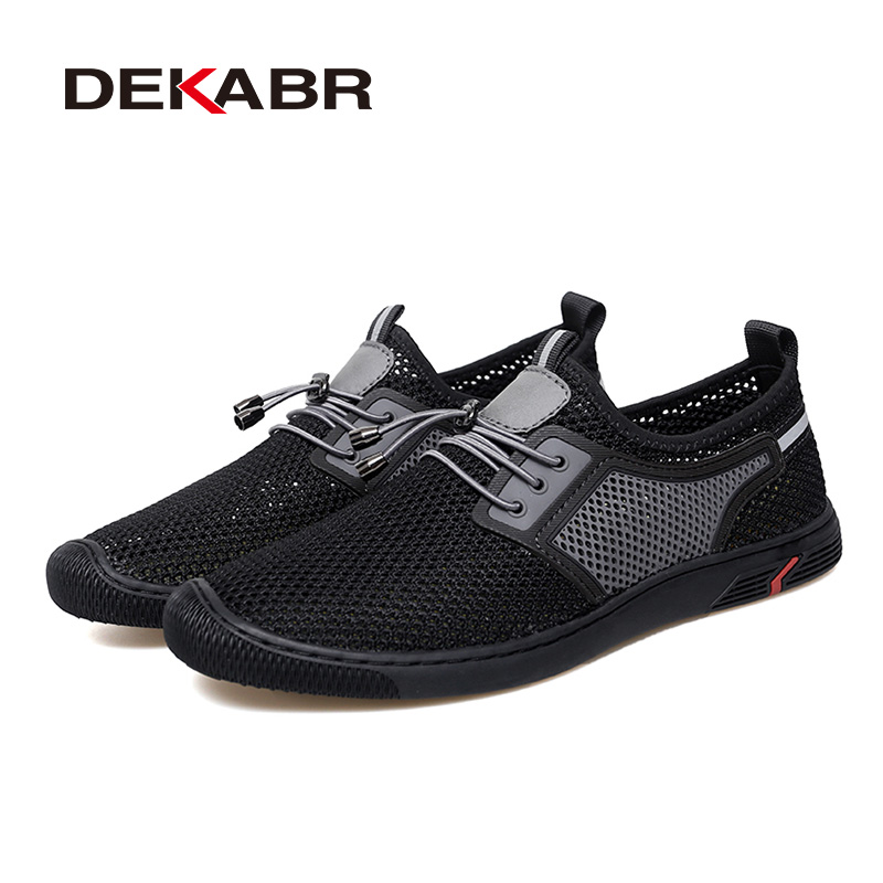 DEKABR Summer Breathable Male Mesh Shoes For Men Adult Casual Quality ...