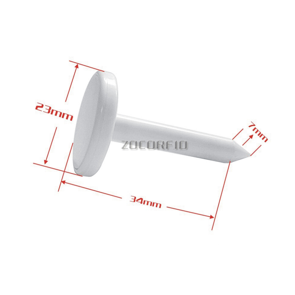 ISO14443A S50 13.56MHZ NFC Nail Tags Proximity Smart for Tree ...