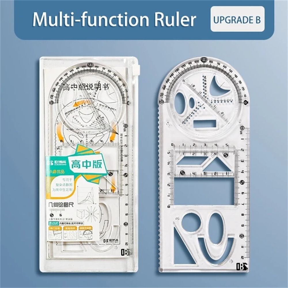 Ruler Straight Multifunctional Geometric Ruler Drawing Rulers ...