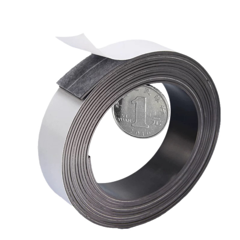 NEW 1Meter Self Adhesive Magnetic Tape Rubber Magnet Tape Strong ...