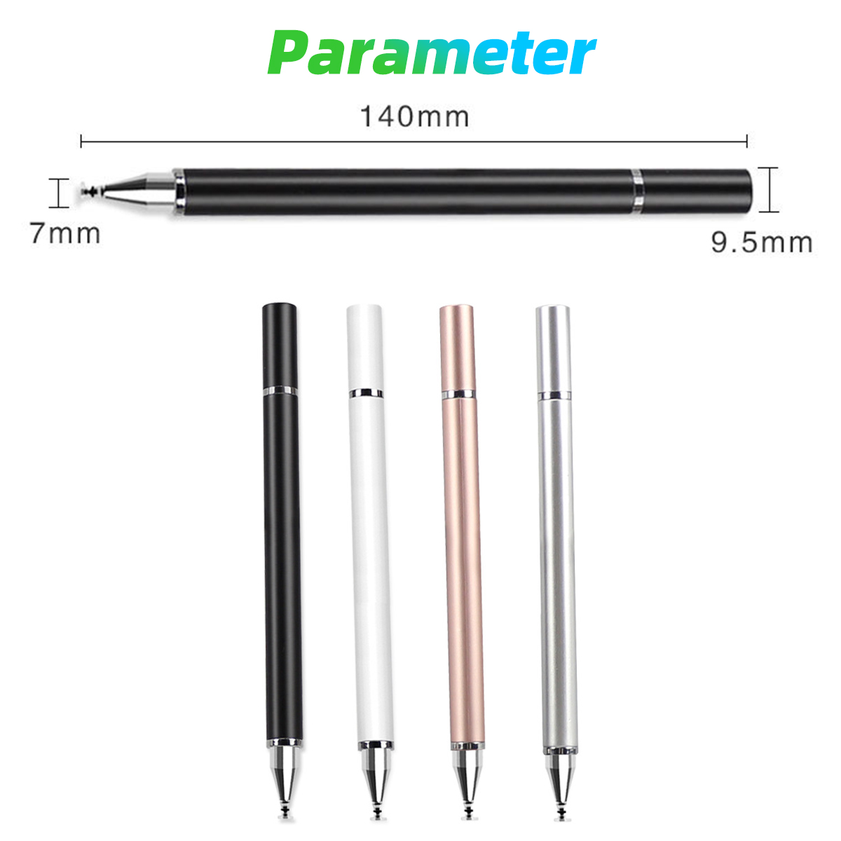 2 In 1 Stylus Pen For Smartphone Tablet Drawing Capacitive Pencil ...