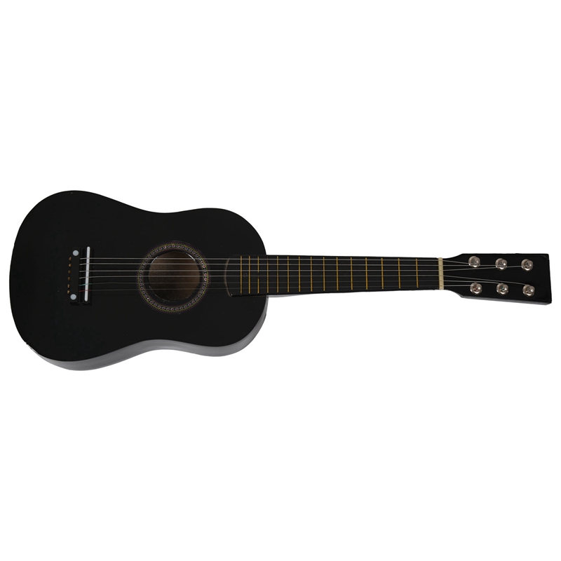 Mini 23 Inch Basswood 12 Frets 6 String Acoustic Guitar with Pick and ...