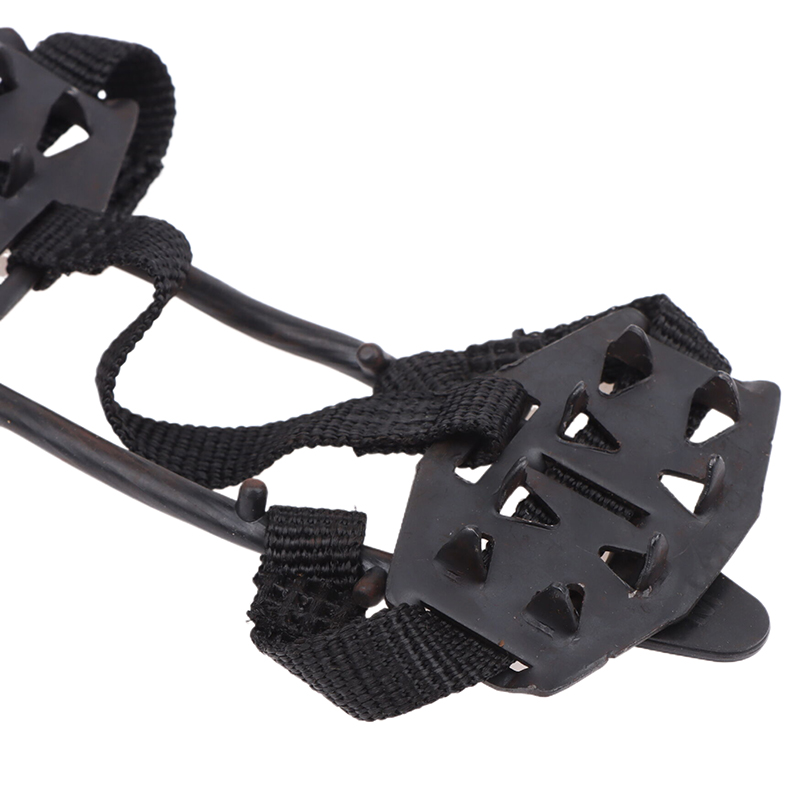 1 Pair M L Crampons Shoes Cover 24 Teeth Anti-Slip Ice Grips Gripper ...