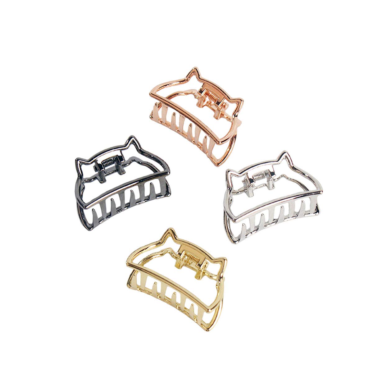 Small Strong hold Hair Claw Clips, Mini Hair Clips, Metal Hair Clips ...