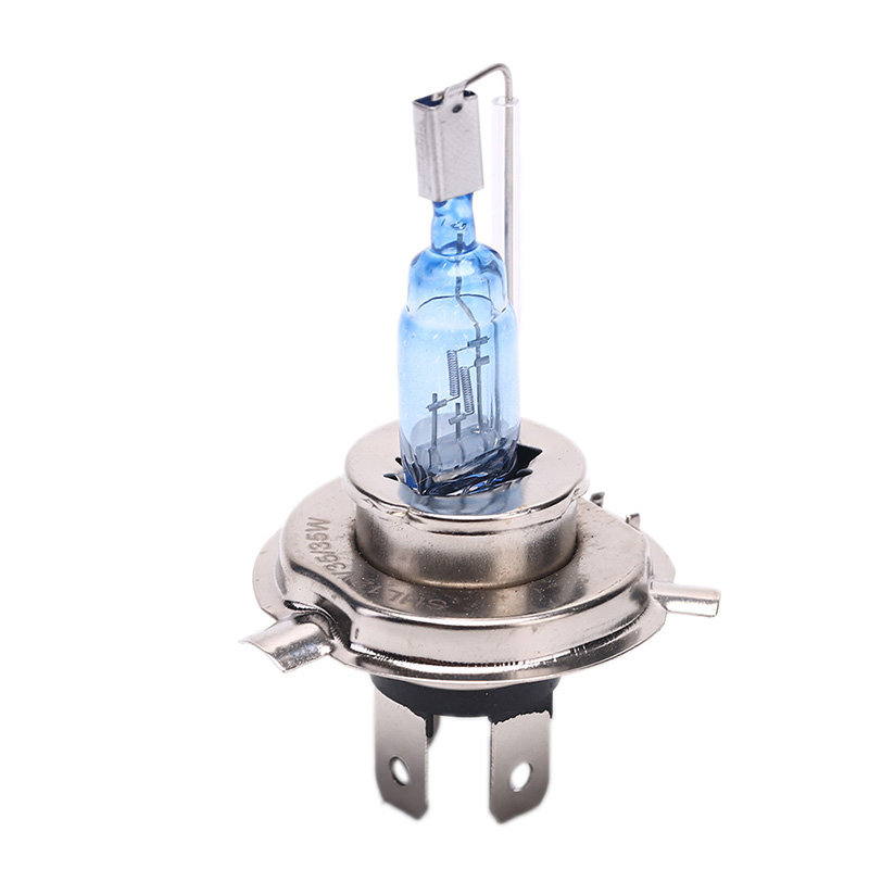 Car 12V H4 3 Claws 35W 6000K Xenon HID White Headlight Halogen Light ...