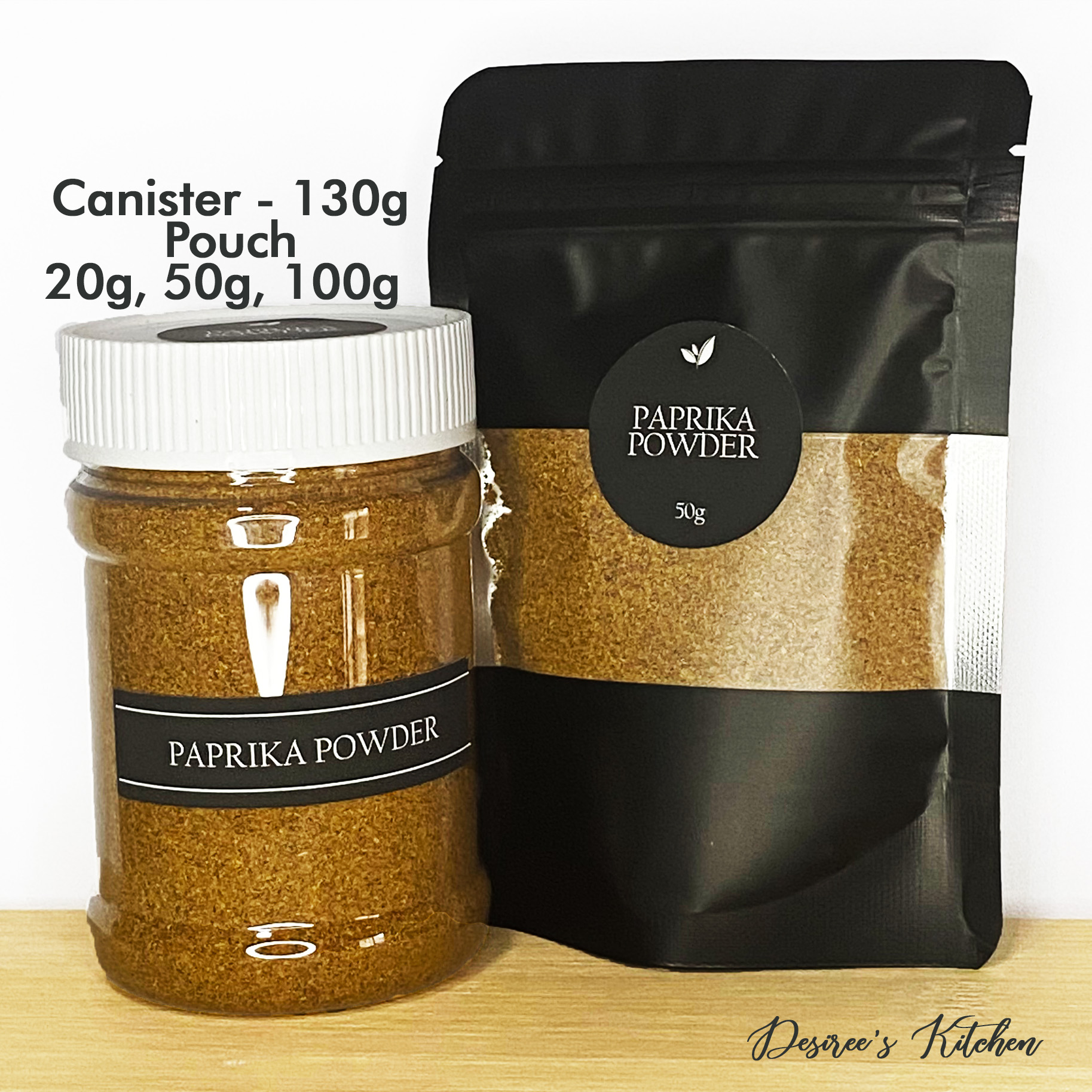 Paprika Powder - in Stackable Canister/Stand-Up Pouch - Premium Herbs ...