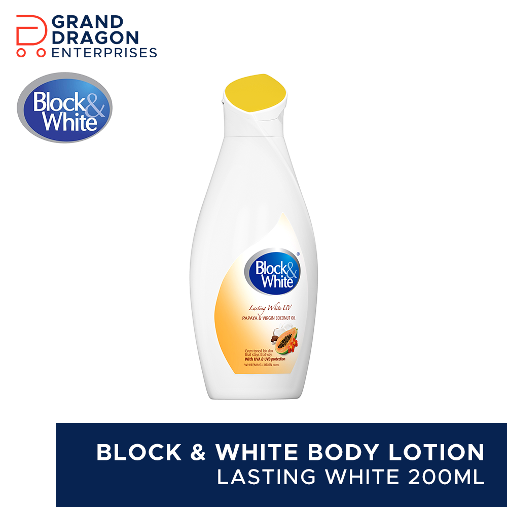 Block & White Body Lotion Lasting White 200mL | Lazada PH