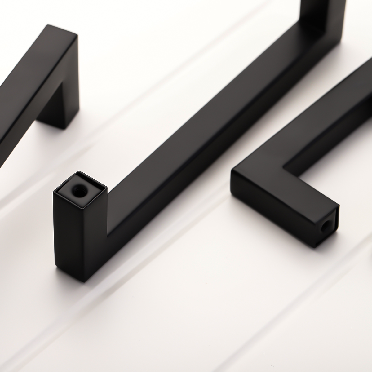 Door Handl Stainless Steel Kitchen Pull Square Kitchen Furniture Silver ...