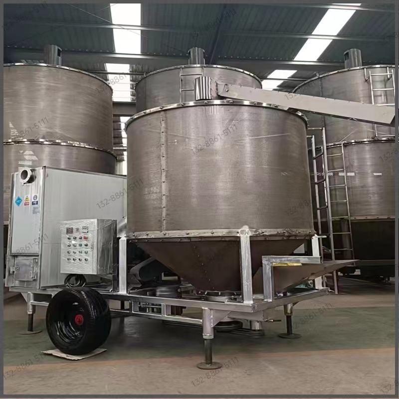 Mobile grain dryer wheat corn rice sorghum rapeseed rice dehydration ...