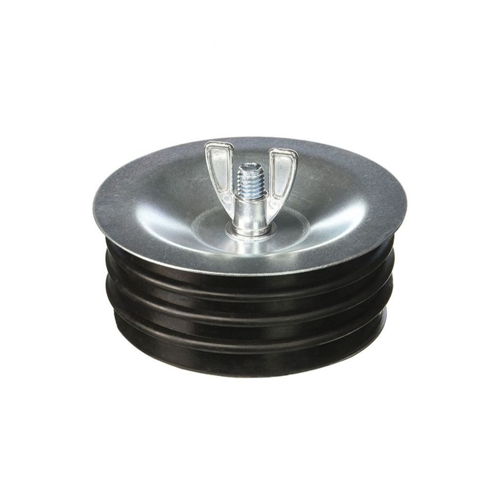 VHOIC 4 Inch Sewer Cleanout Cap Rubber with Mechanical Wings Nut Water ...