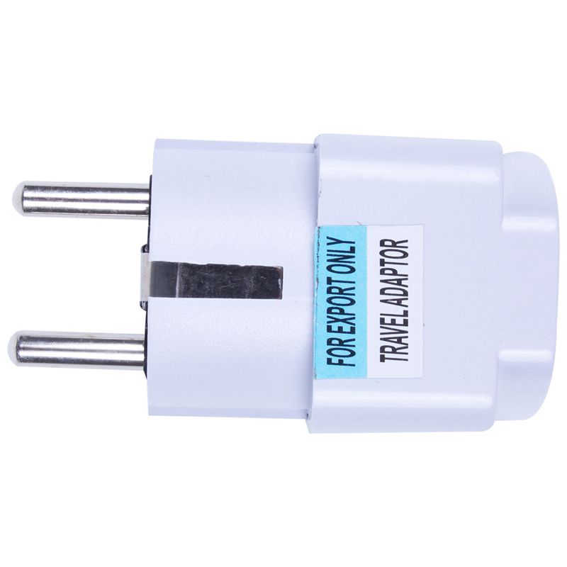 White Travel Plug Travel Adapter US / UK to EU plug 10A 250V - YWQ MALL ...