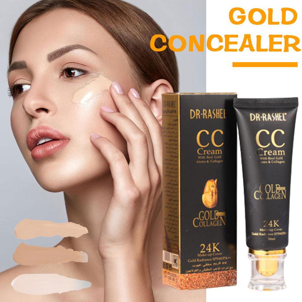 Foundation 24k Gold Collagen CC Cream Natural Radiance Liquid SPF 60 ...
