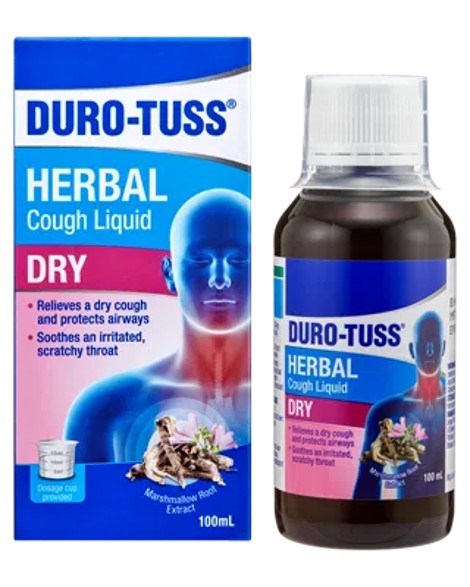 DuroTuss Herbal Dry Cough Syrup 100ml | Lazada Singapore