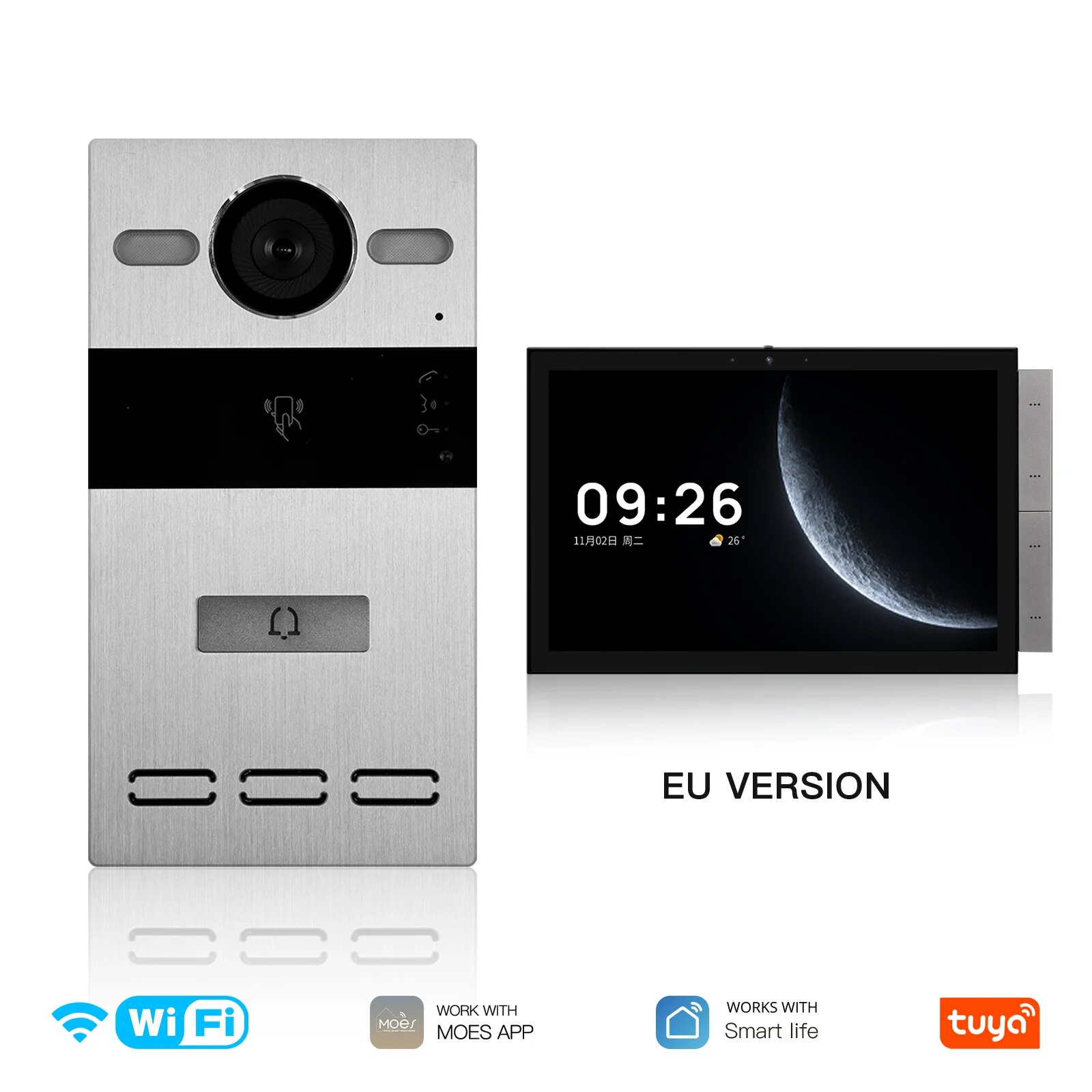 MOES Tuya Access Control System Door Station Intercom Unlock Door Electronic Gate Opener Work ...