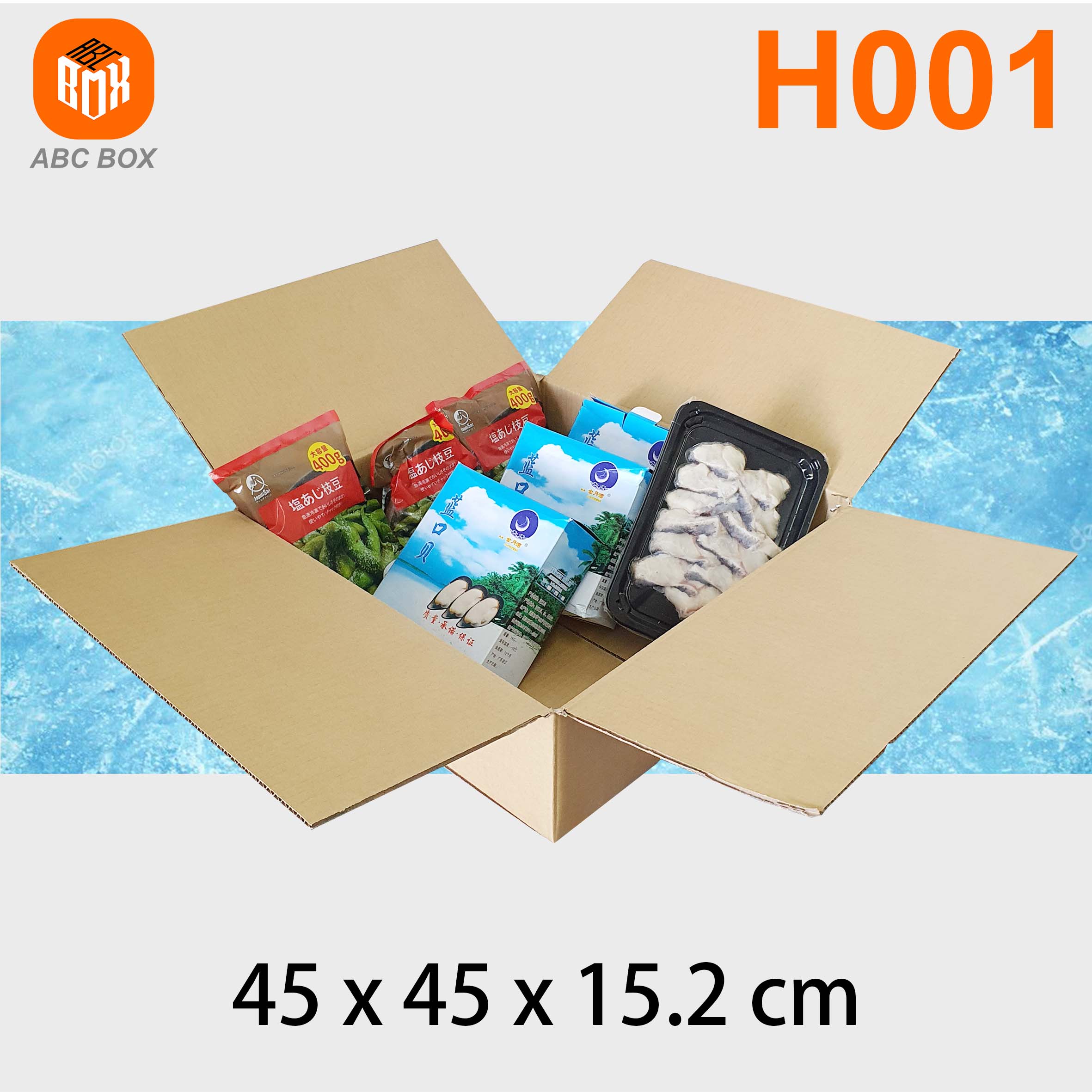 FROZEN CARTON BOX - Frozen Kraft Paper Box Packaging Box Big box Paper ...