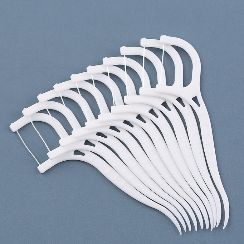【High-quality】100 Pcs/lot Disposable Dental Flosser Interdental Brush ...