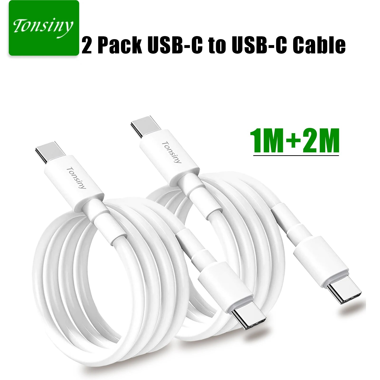 NEW Usb C to usb C cable[2Pack 1M+2M],type c to type c cable for ...