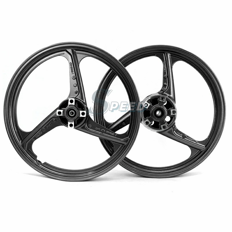 ♀Enkei Mags 3 Spokes Sniper150 Sniper155 Front Disc Brake 4 Holes Rear ...
