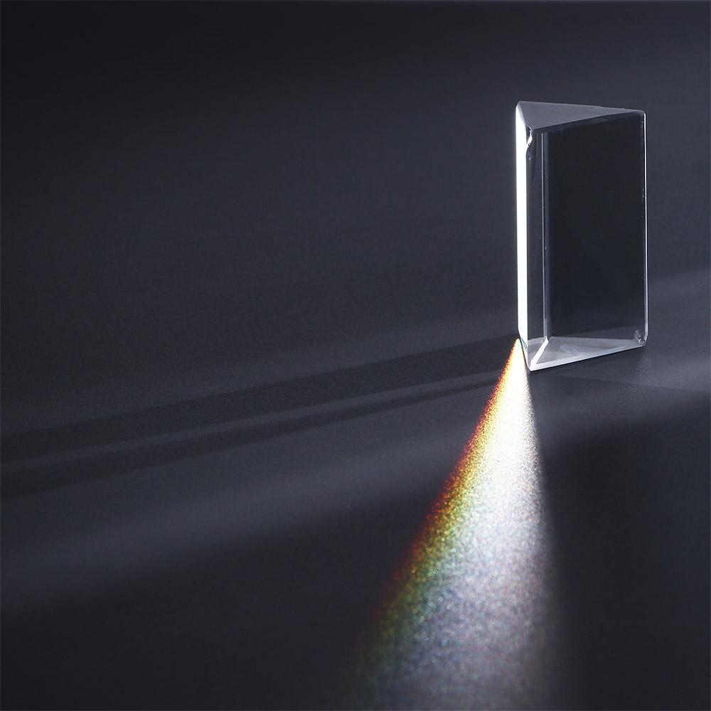 Teaching Light Spectrum Optical Glass Glass Triangular Prism Optical ...