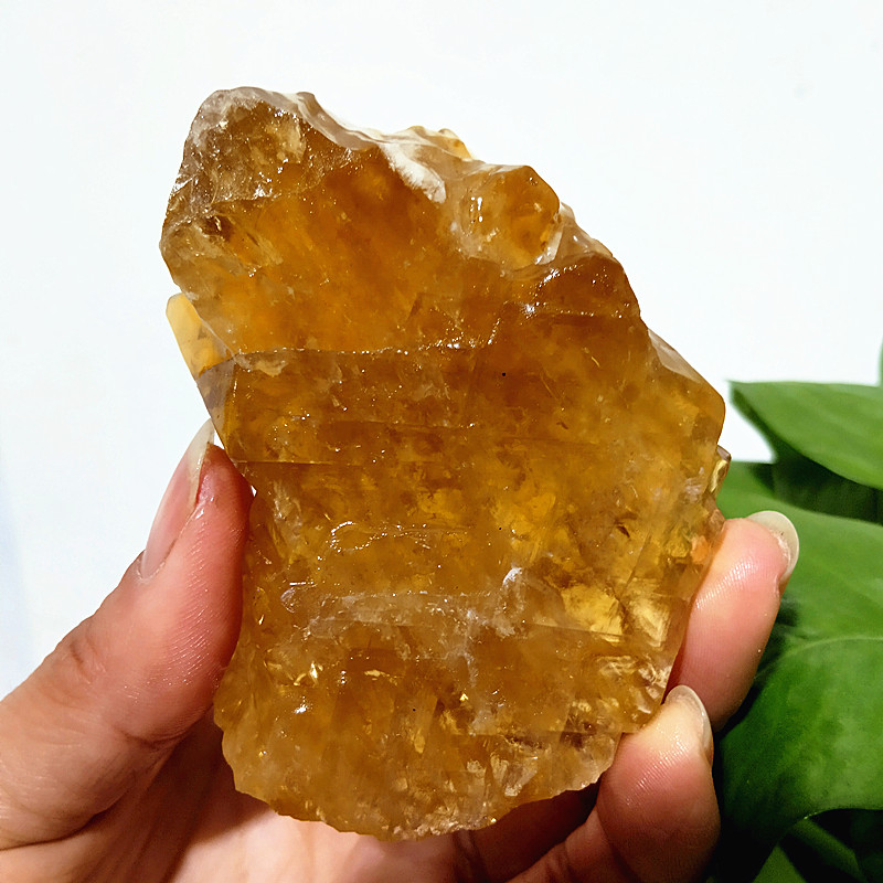 50-400g Rare Natural Amber Calcite Stone Crystal Mineral Specimen Raw ...