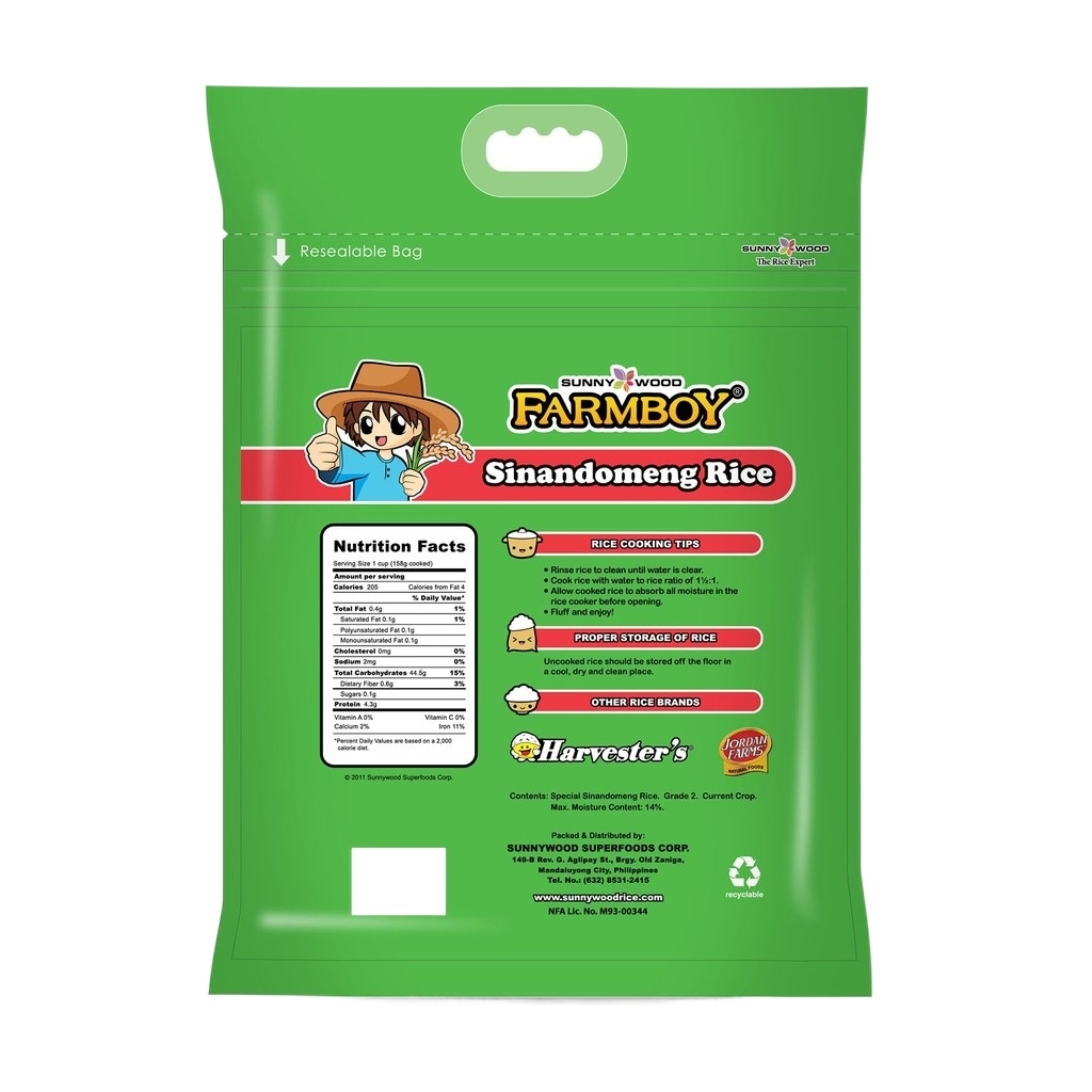 Farmboy Sinandomeng Rice 5kg | Lazada PH