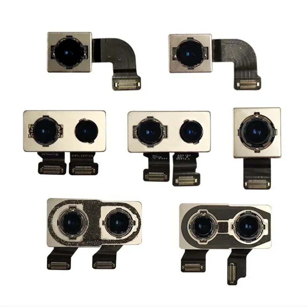 Original back Camera For iPhone 12 11 13 X XR XSMAX 7 8 Rear Main Big ...