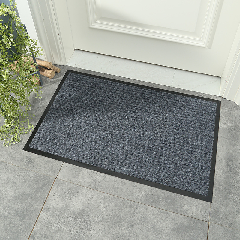 Door mat Entrance Outdoor Welcome ront Rub-Resistant Rubber Dust ...