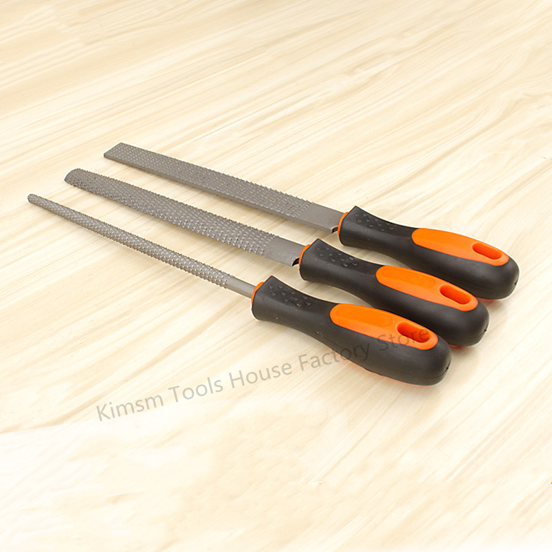 8 Inch Wood Rasp Files Set Coarse-Teeth Fine-Teeth Round Half-Round ...