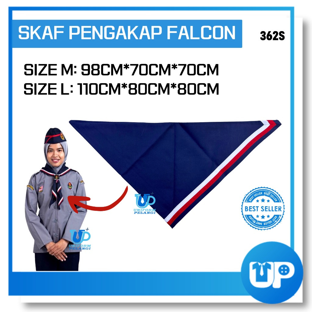 premium Skaf pengakap /accessories pengakap/skaf scarf scouts scarf ...
