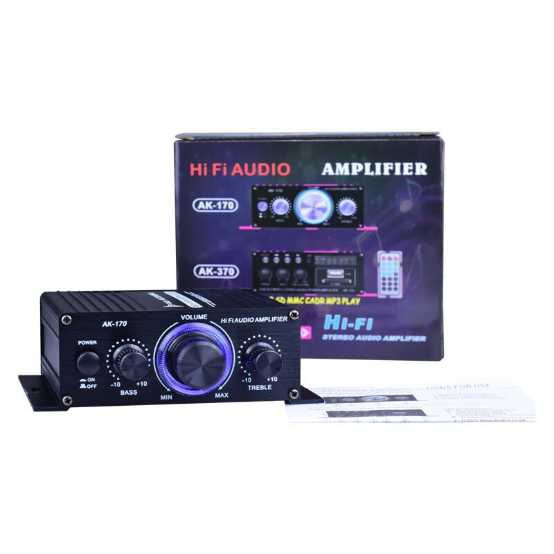AK370 600W Bluetooth Amplifier Audio Karaoke Home Theater Amplifier 2 ...