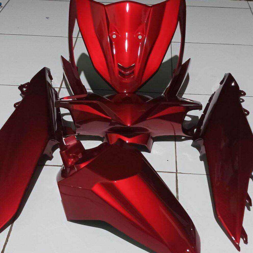 Full body halus honda beat fi custom warna merah candy | Lazada Indonesia